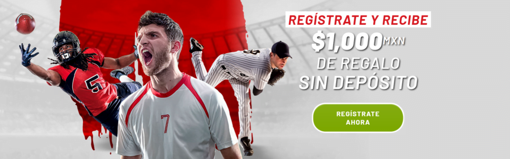 Bono sin depósito de Sportiumbet Apuestas de $1.000MXN