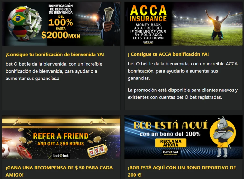 BETOBET Bono SIN Depósito | OFERTAS de Bienvenida