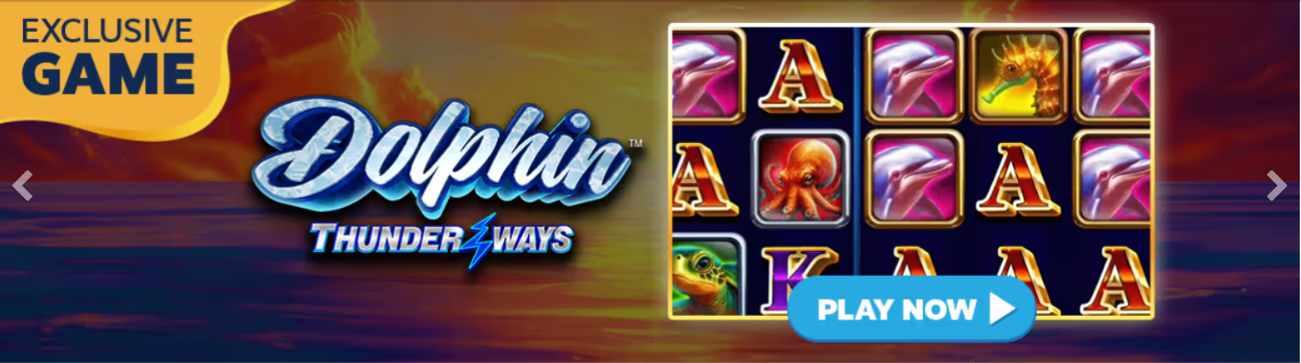 The best games in BetRivers: Dolphin Thunder Ways!